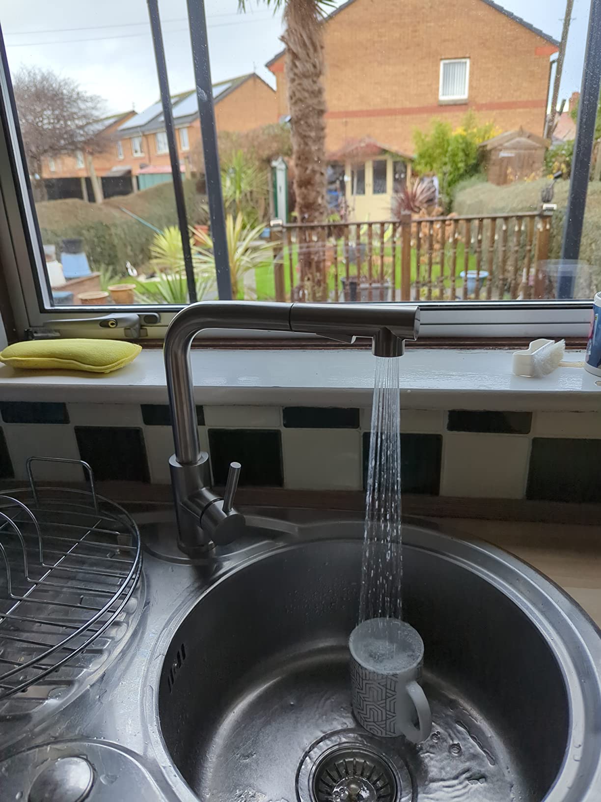 Hausharbor Kitchen Mixer Taps, Kitchen Tap Spray Head with Magnetic ...