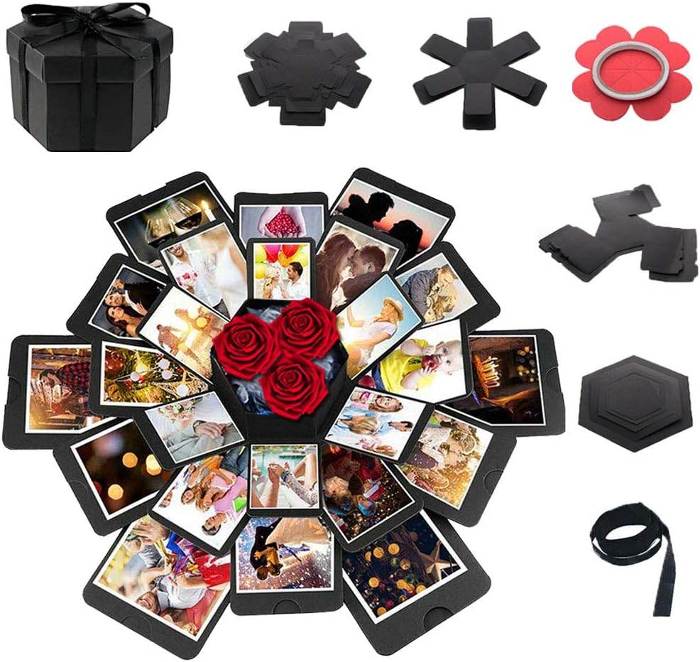 Amazon.com: DIY Explosion Box Set,Creative Explosion Gift Box-Love ...