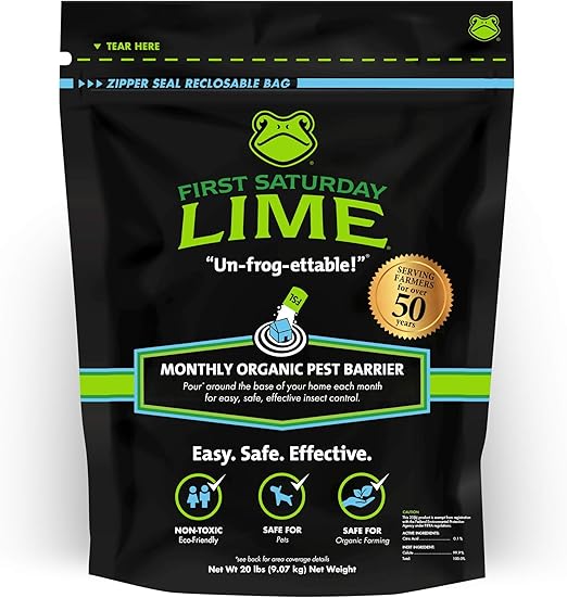 Amazon.com : First Saturday Lime for Insects 20lb : Patio, Lawn & Garden