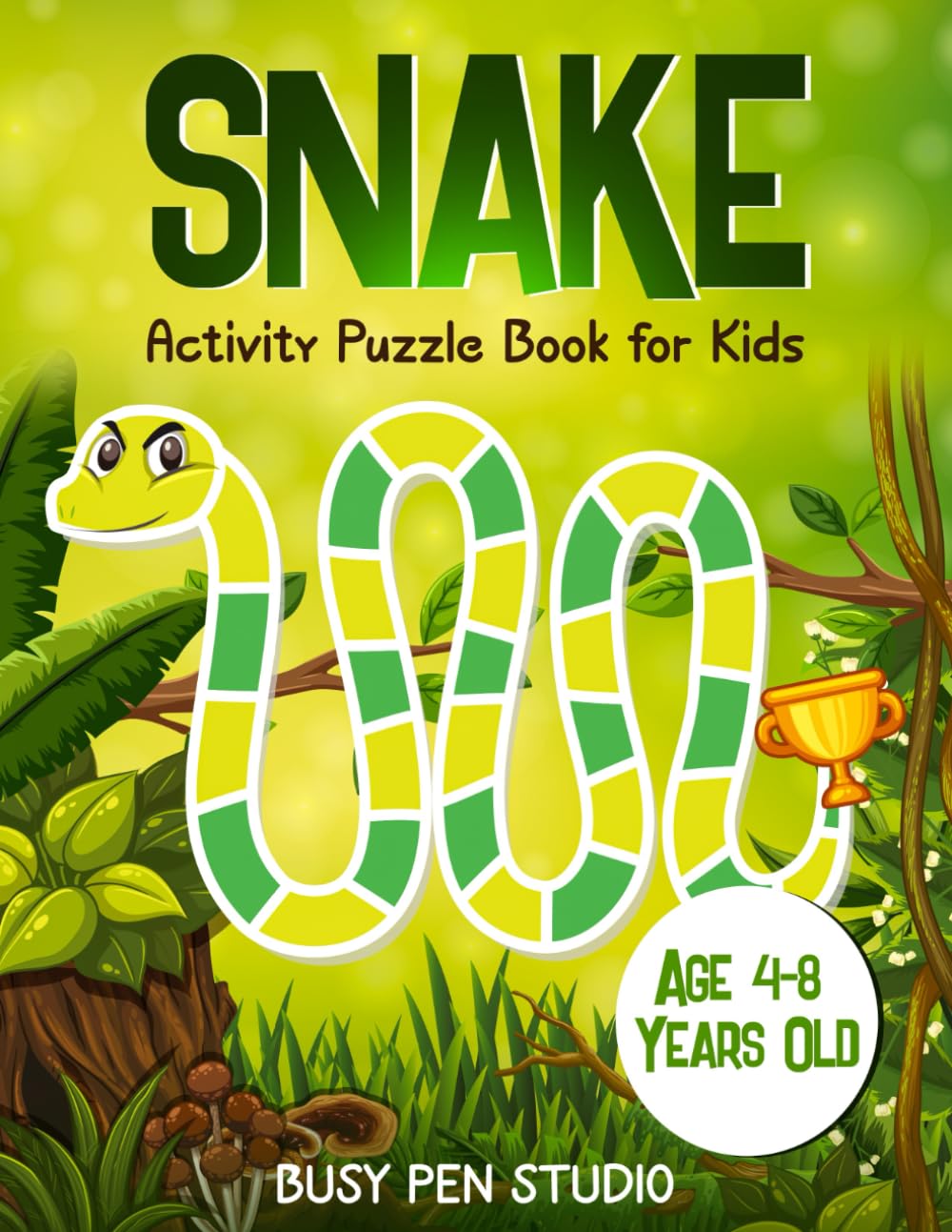 Snake - Activity Puzzle Book for 4-8 Year Olds (200 Activities): Math ...