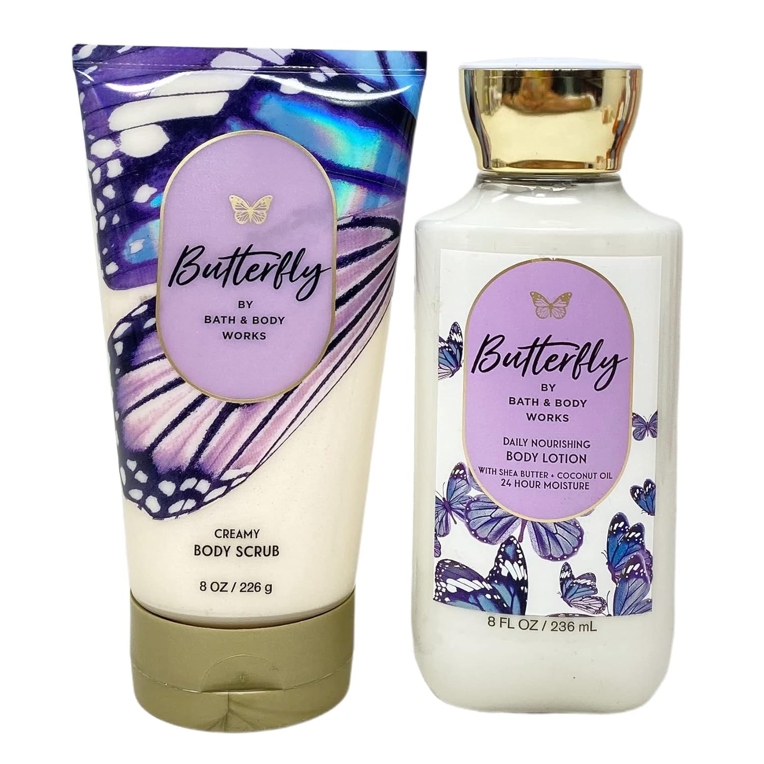 Amazon.com : Bath & Body Works Butterfly 2 Piece Gift Set - Body Lotion ...