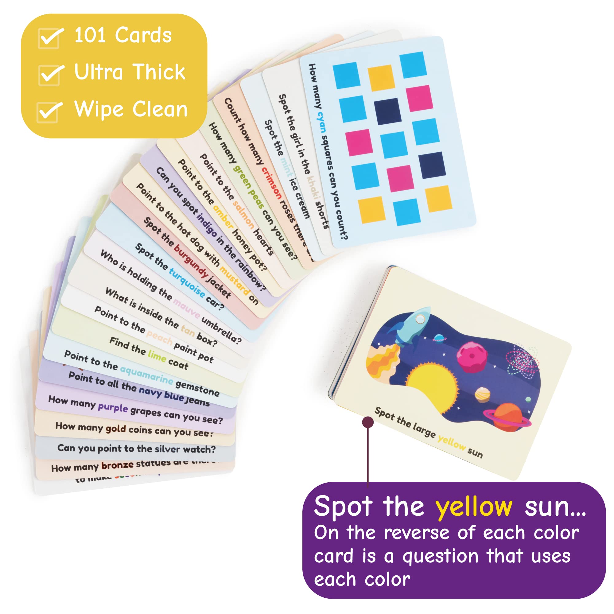 Snapklik.com : Color Flashcards For Toddlers - 44 Color Cards To Help ...
