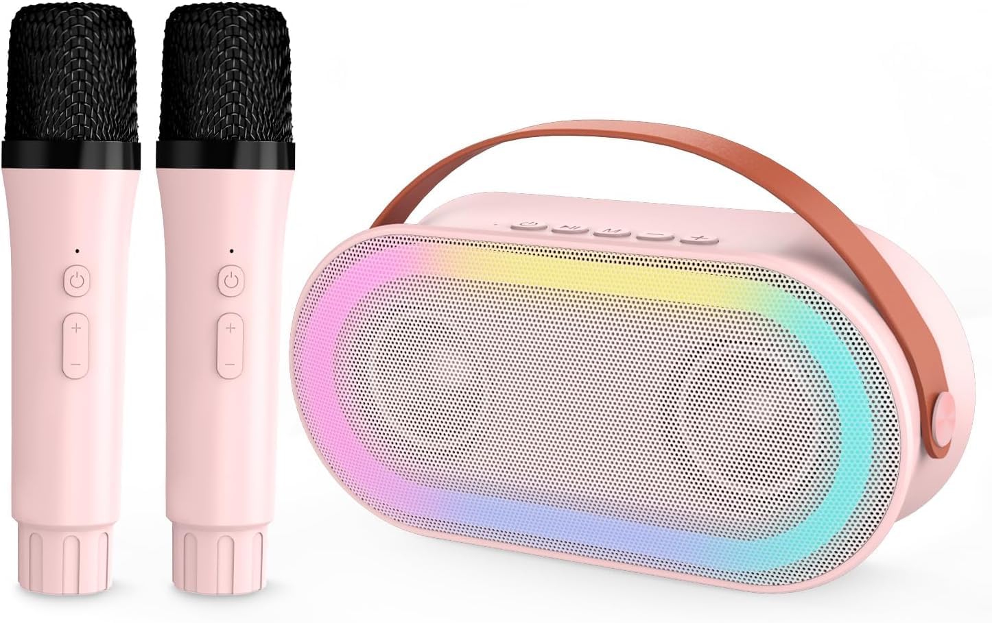 ANNTHOR Karaoke bocina y Micrófono, Máquina de Karaoke, Mini Máquina de ...