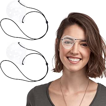 Amazon.com: BOXOB 2pcs Eye Shield, Transparent Plastic Eye Patches with ...