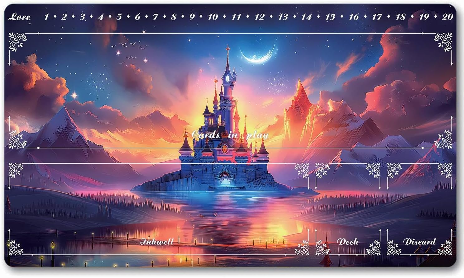 Amazon.com: Lorcana Playmats Compatible TCG MTG Gaming Mat Non-Slip ...