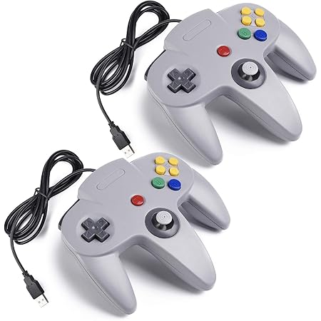 miadore Retro Controller for N 64,N64 Classic USB Controller Gamepad ...