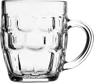 Amazon.com | Ravenhead Essentials Dimple Beer Glass 28cl, Clear: Beer ...