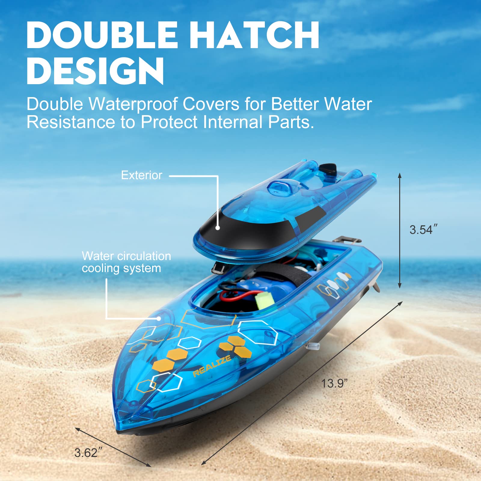Remote Control Boat With Rechargeable Batteries Remote Control Boat ...