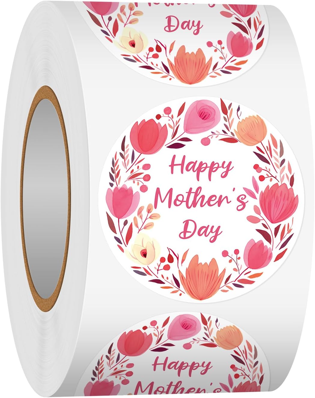 Amazon.com: Heyfibro Happy Mother's Day Label Stickers Roll, 500 PCS ...