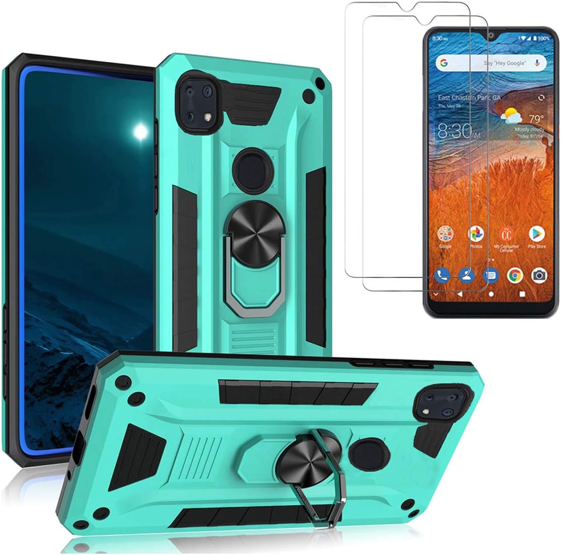 Amazon.com: DAMONDY for ZTE Zmax 10 Case,ZTE Z6250 Case,Military Grade ...