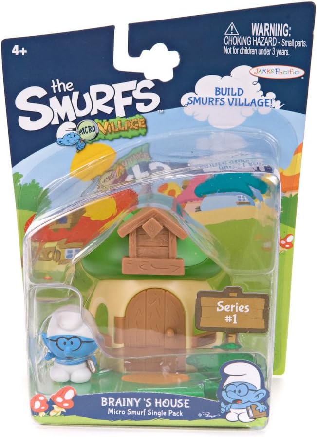 Amazon.com: Smurfs Brainy Micro Figure (1 Pack) : Toys & Games