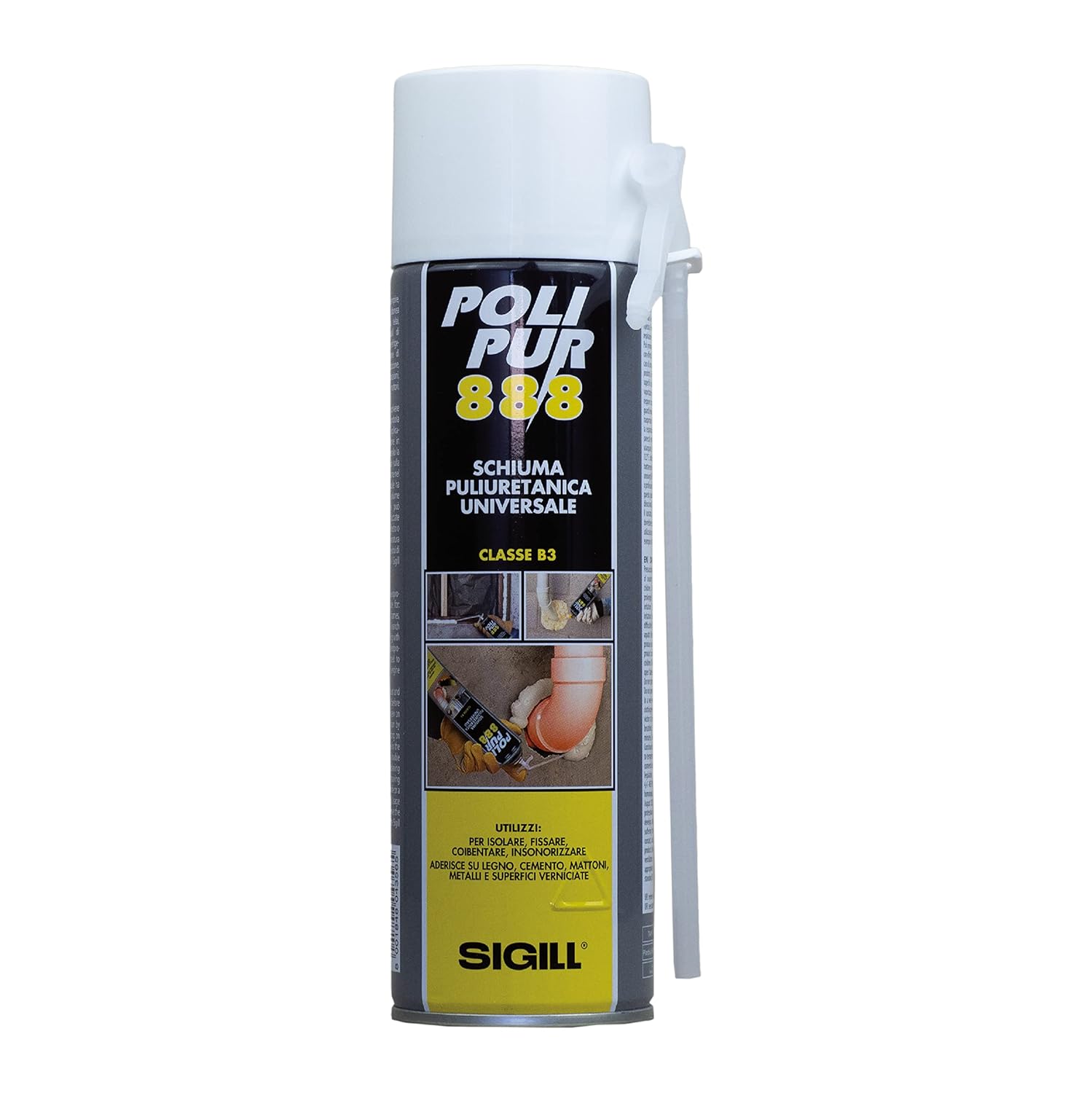 SIGILL, Polipur 888, Schiuma Poliuretanica Monocomponente per l ...