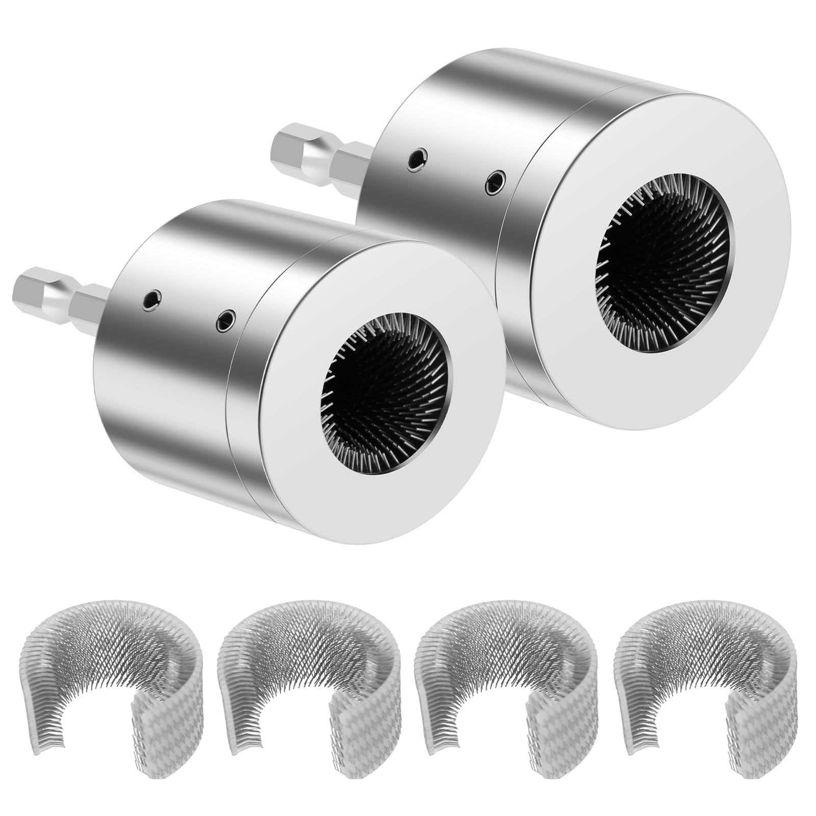 2Pcs 1/2" 3/4" Metal Copper Pipe Cleaner, Copper Tube Pipe Cleaner ...