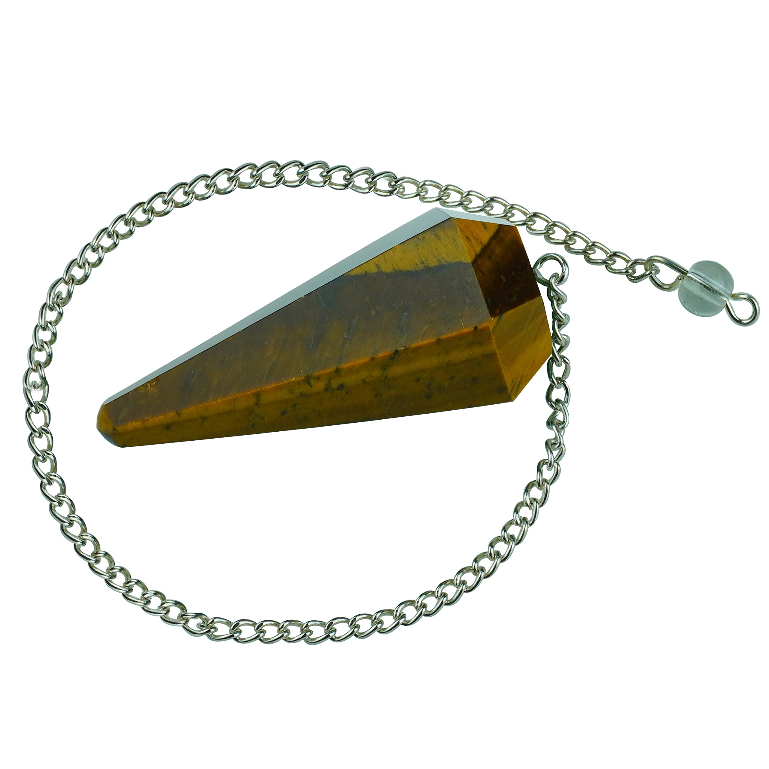 Buy REMEDYWALA Charged Energized Tiger Eye Pendulum with Long Chain ...