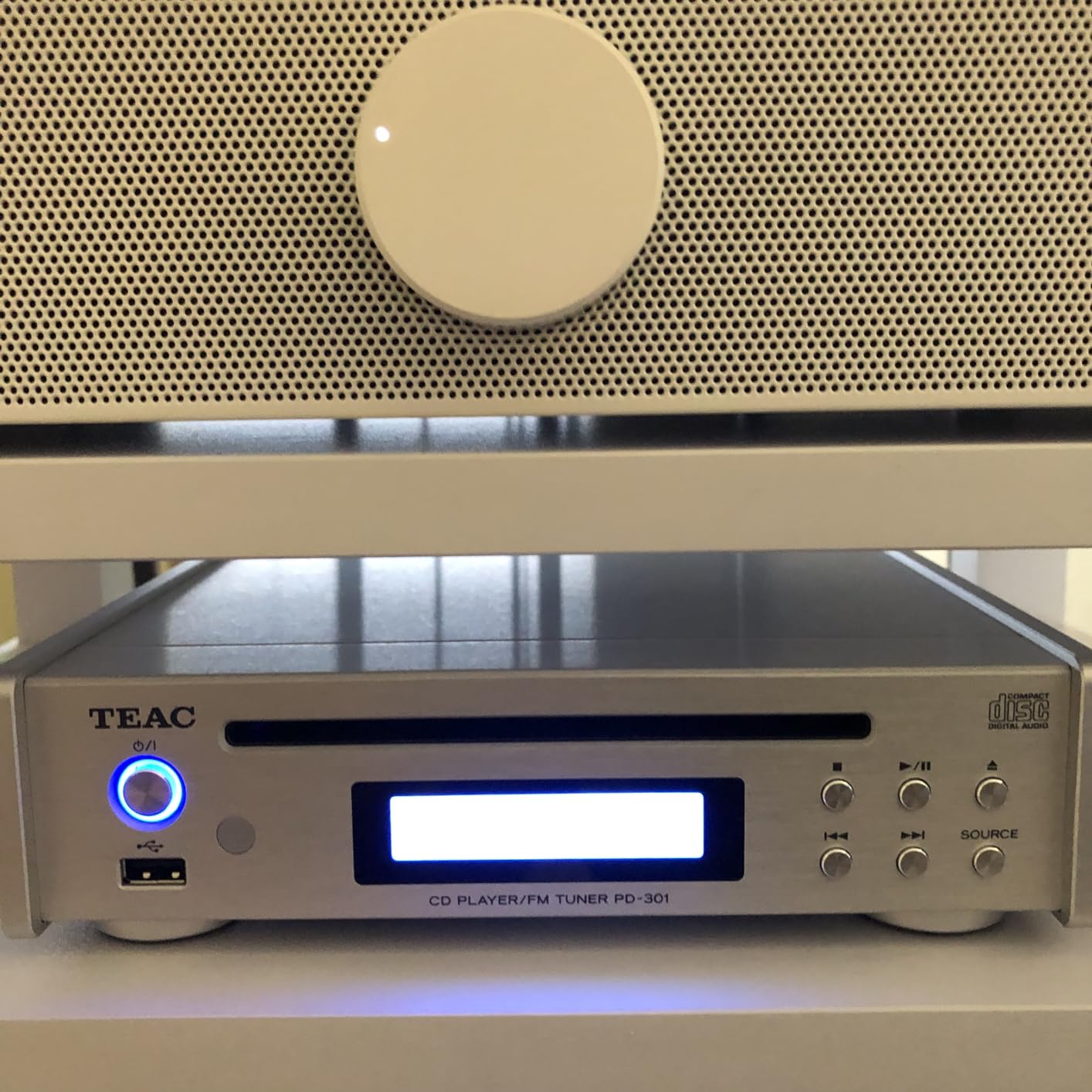 Amazon.com: TEAC PD-301-X/S CD 播放器 插槽類型 銀色 2022 年發布 : 電子