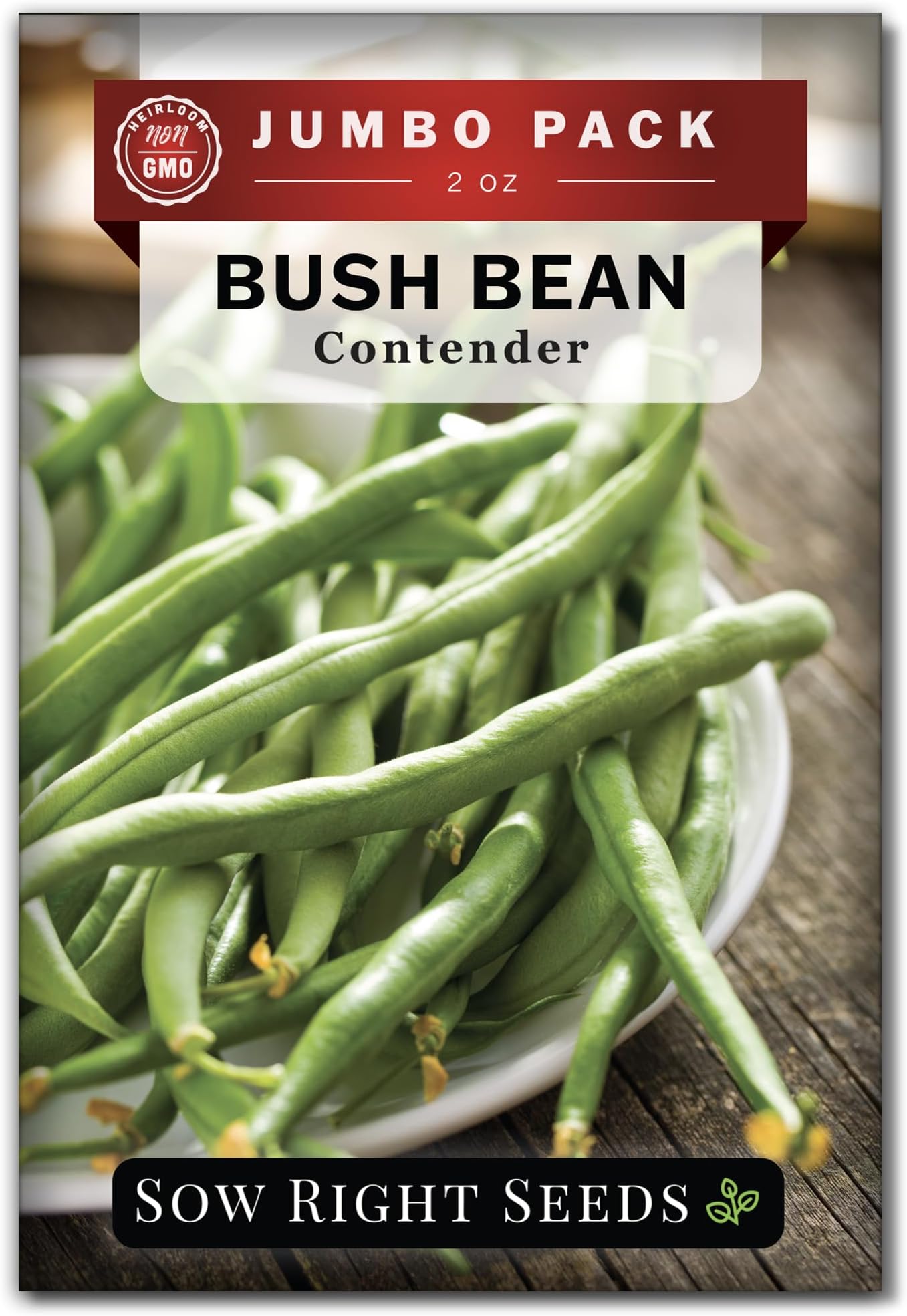 Amazon.com : Burpee Contender Bush Bean Seeds 2 ounces of seed : Patio ...