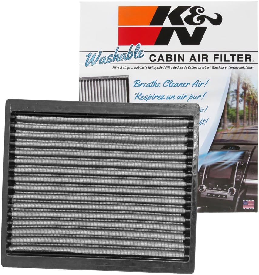 Amazon.com: K&N Premium Cabin Air Filter + K&N Air Filter Cleaning Kit ...