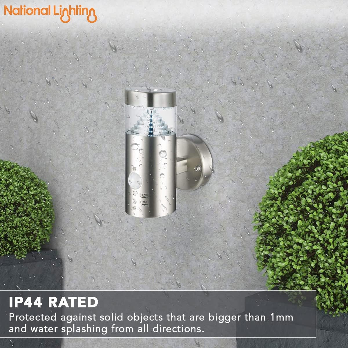 PYRAMID Outdoor Wall Lights – Security Lights Outdoor Motion Sensor ...