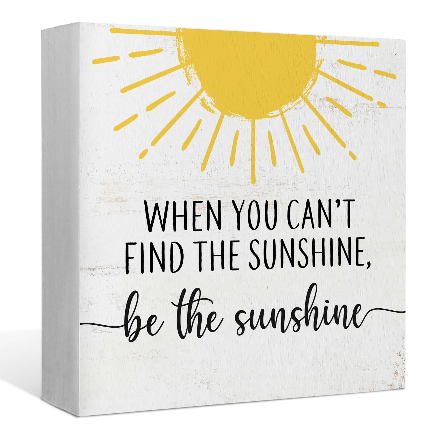 Amazon.com: When You Can't Find the Sunshine Be the Sunshine Wood Box ...