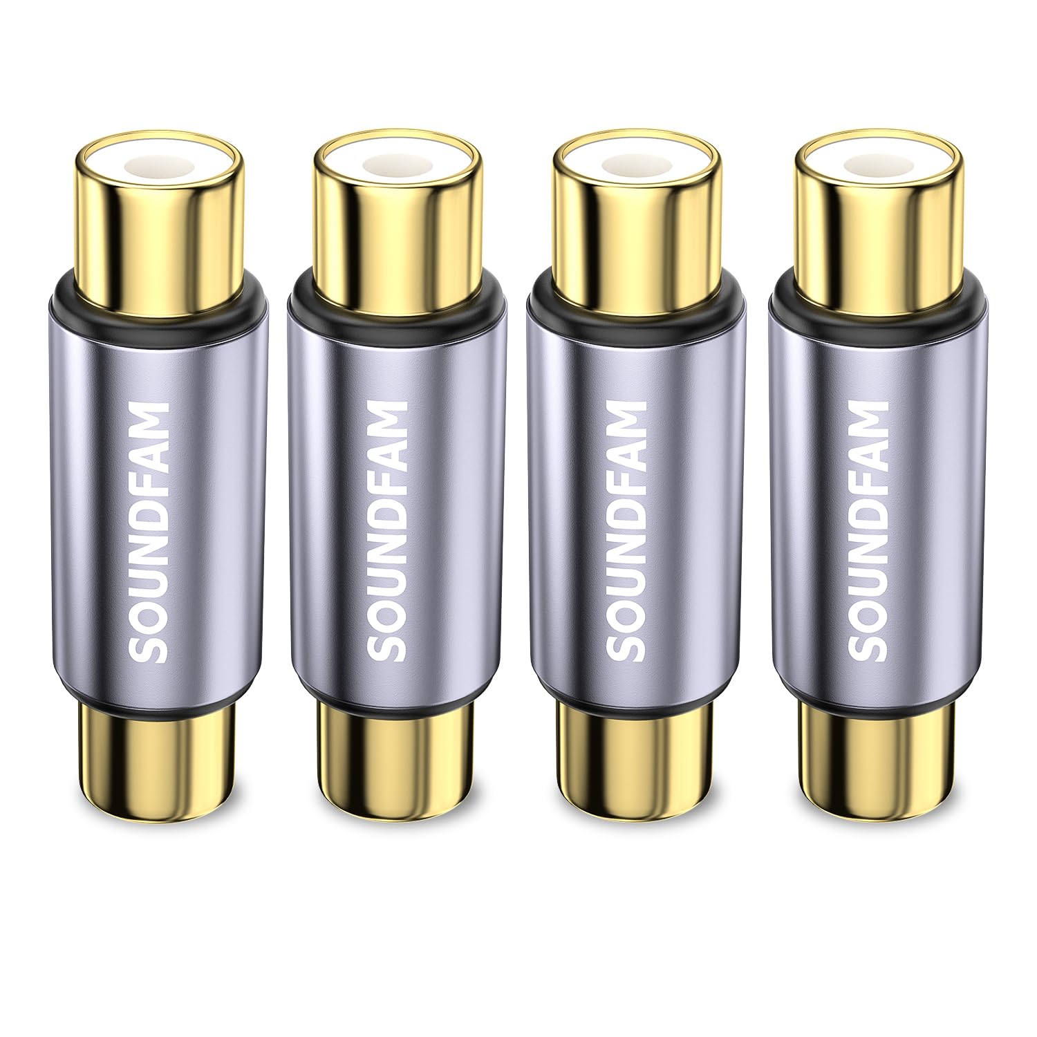 Snapklik.com : SOUNDFAM Gold Plated RCA Female To Female Coupler,Barrel ...