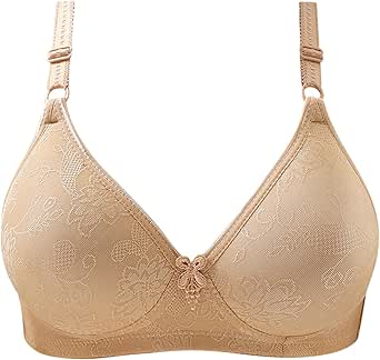 Wireless Bras for Women Full Coverage Bralette Everyday Bra Push Up ...