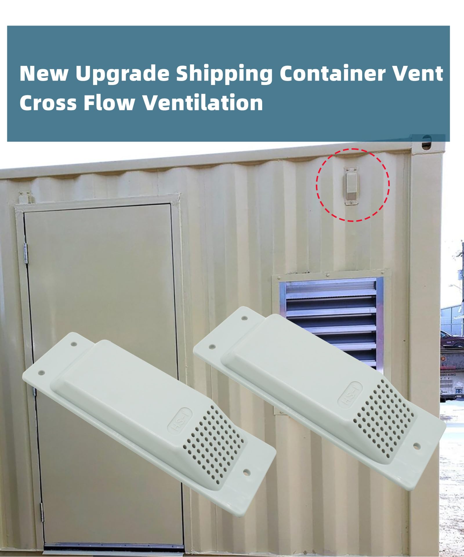 Snapklik.com : 2023 New 4 Pcs Shipping Container Vent