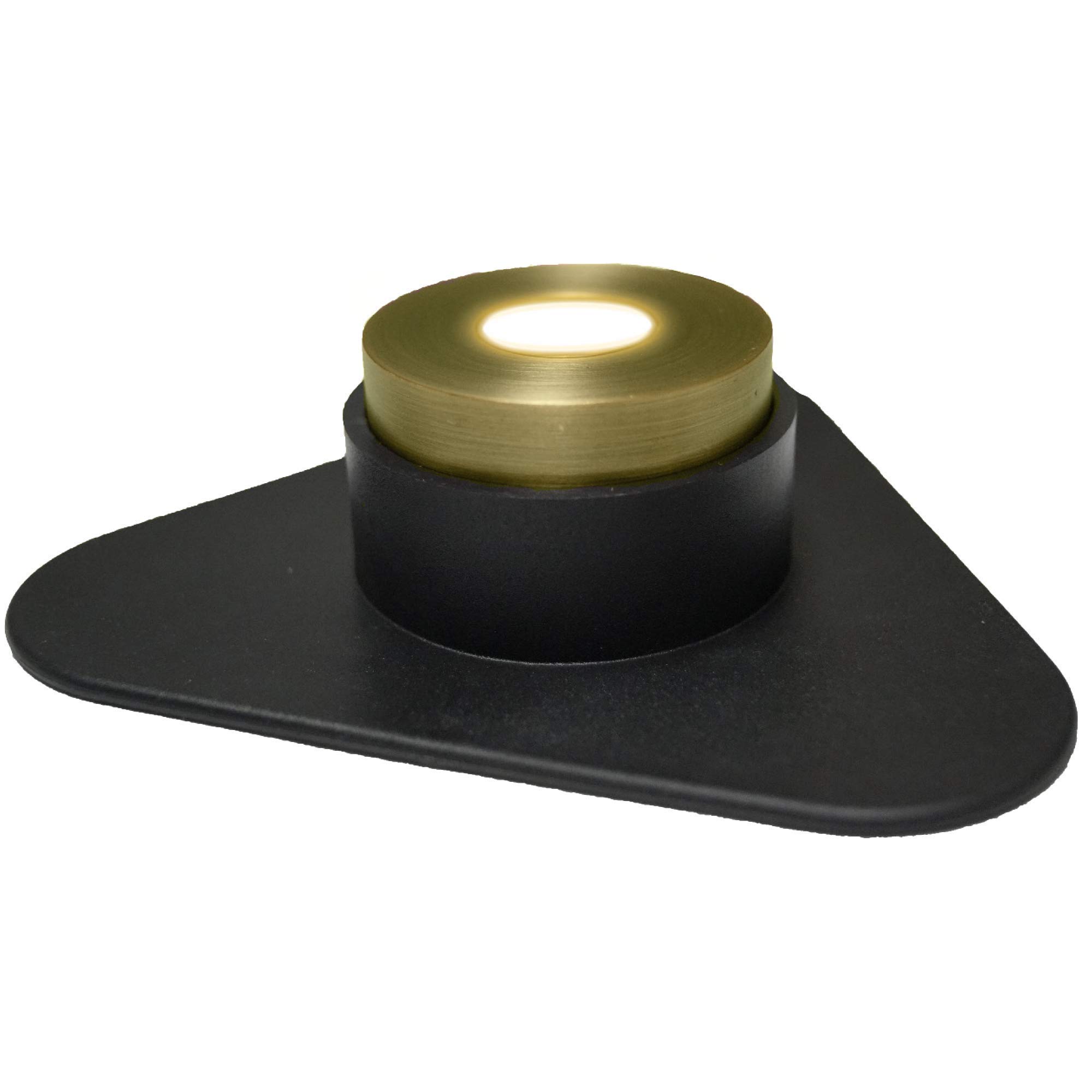 Ignite Landscape Lighting 1-Watt Brass Puck Light Kit with 6-Watt ...