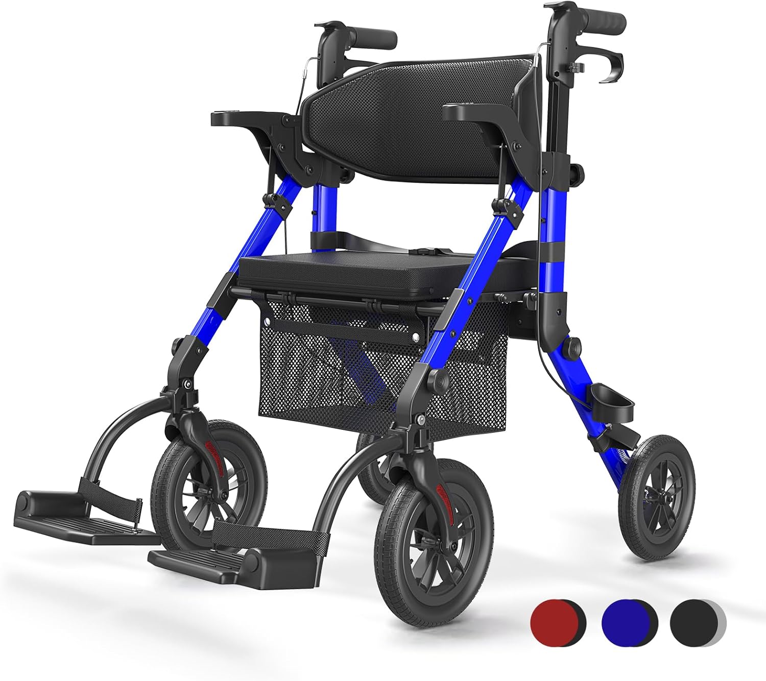 Amazon.com: 2 in 1 Walkers for Seniors with Seat, VOCIC Transformable ...