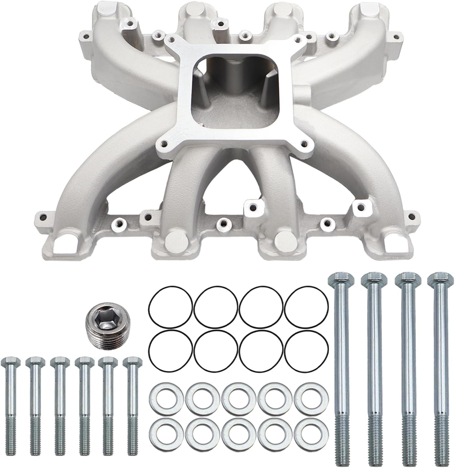 Amazon.com: SMMS Single Plane Carb Intake Manifold Replacement for ...