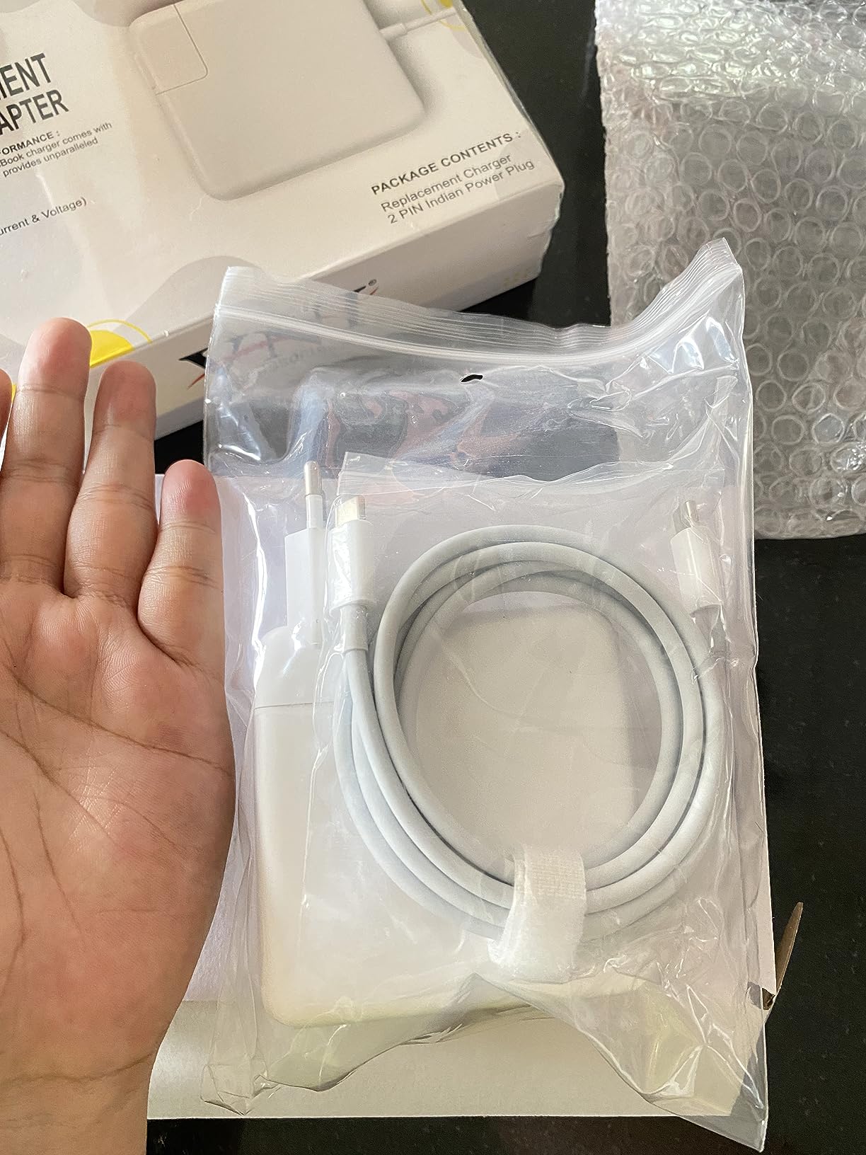 Vnj New Macbook Charger, Usb C 96W Charger, Type C Laptop Charger Fit ...