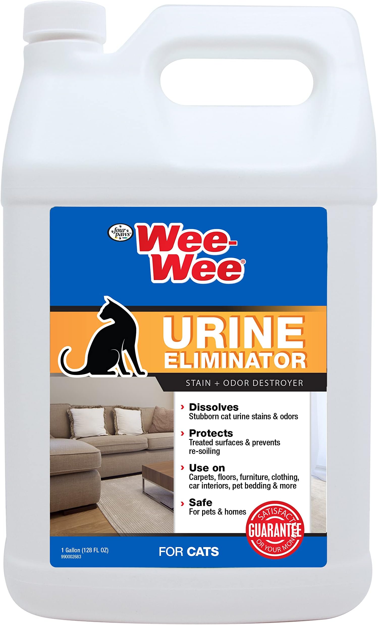 Amazon.com: Four Paws Wee-Wee Cat Urine Eliminator Stain and Odor ...