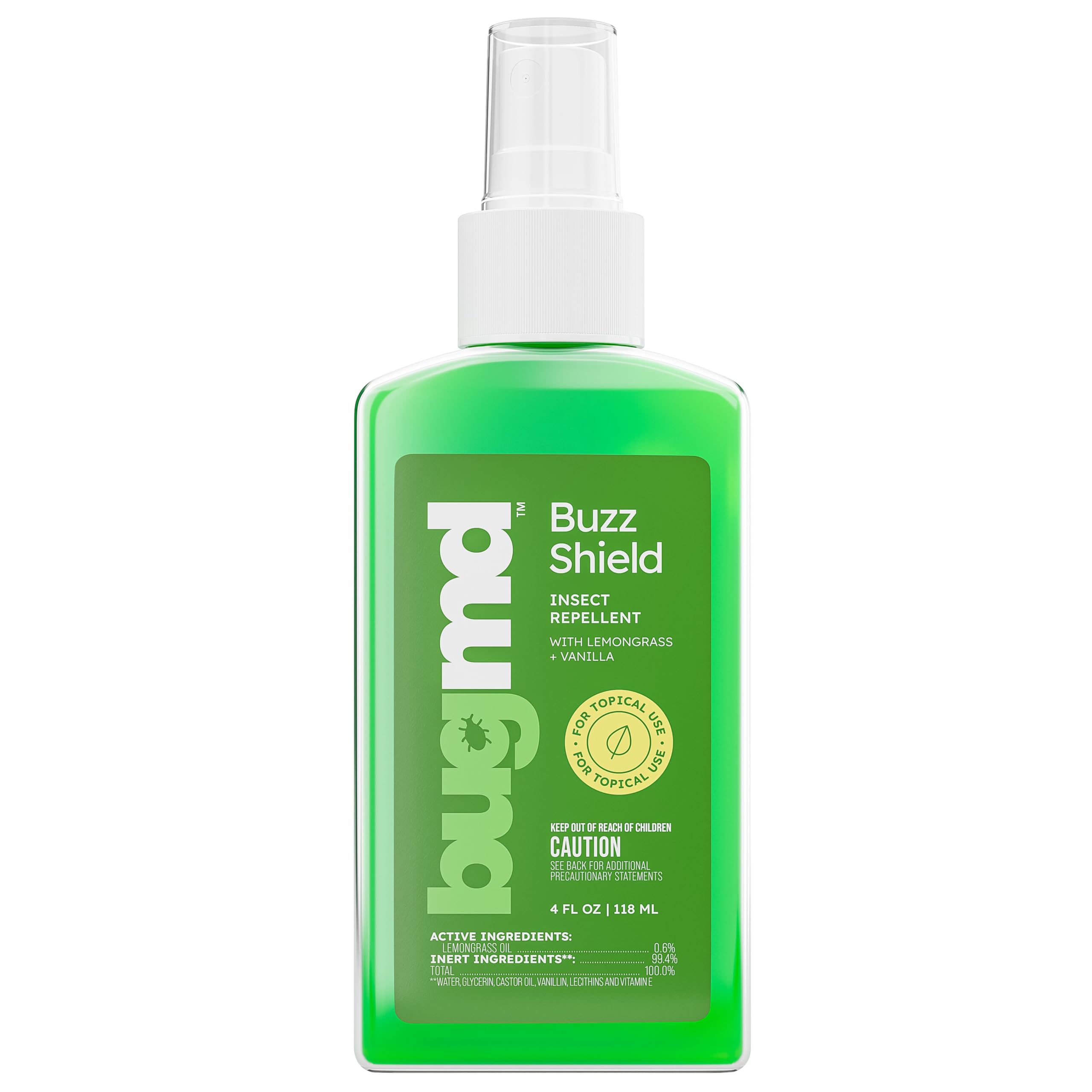 Amazon.com: BugMD Buzz Shield - Mosquito and Insect Repellent Spray for ...