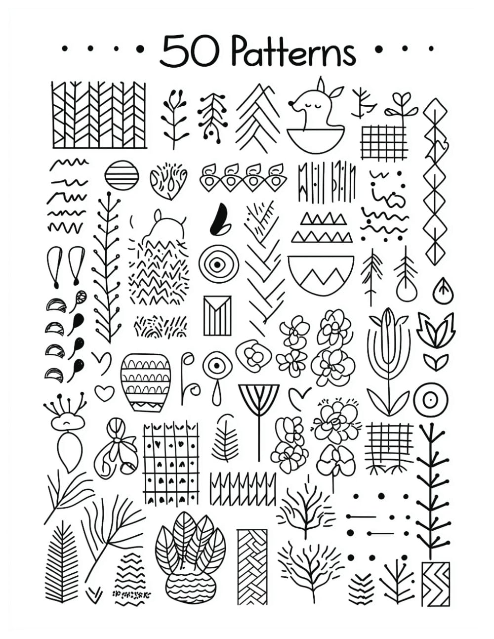 Amazon.com: 50 Patterns: Fun Mindfulness Coloring Book For Kids And ...