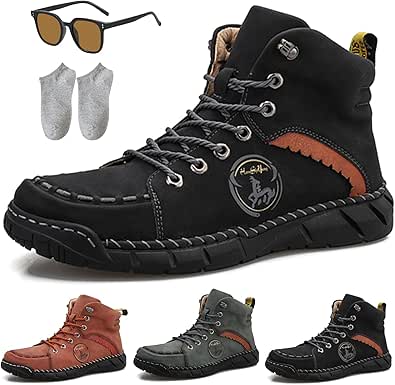 Amazon.com: Vilobel Mens Slip on Shoes, Men's Orthopedic Safety Work ...