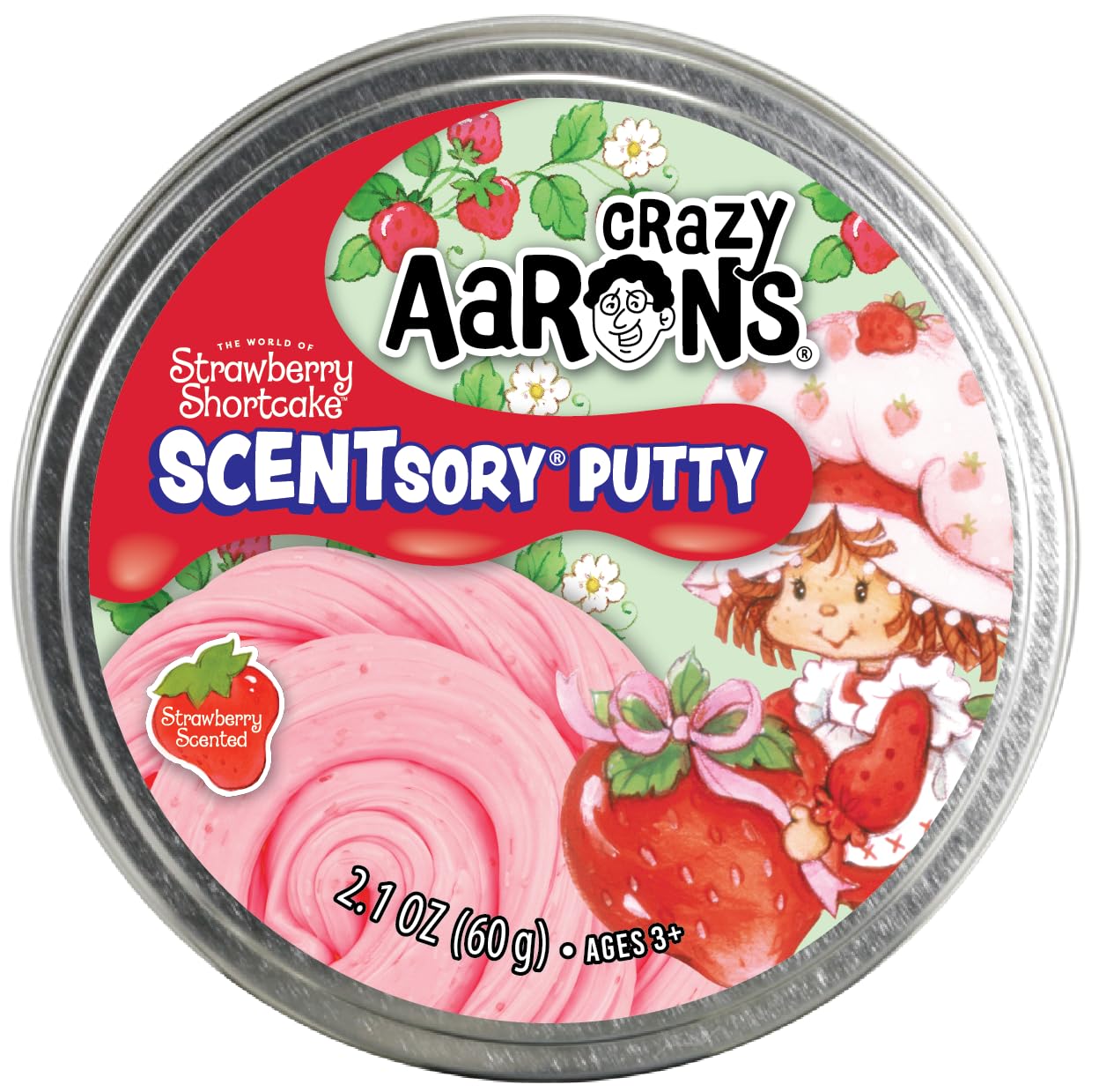 Amazon.com: Crazy Aaron's Strawberry Shortcake™ SCENTsory® Putty : Toys ...