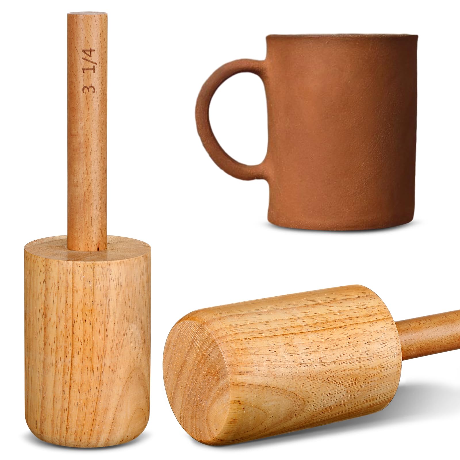 Amazon.com: Baderke Cup Pottery Molds, Create Pottery Mug Vases, Cup ...