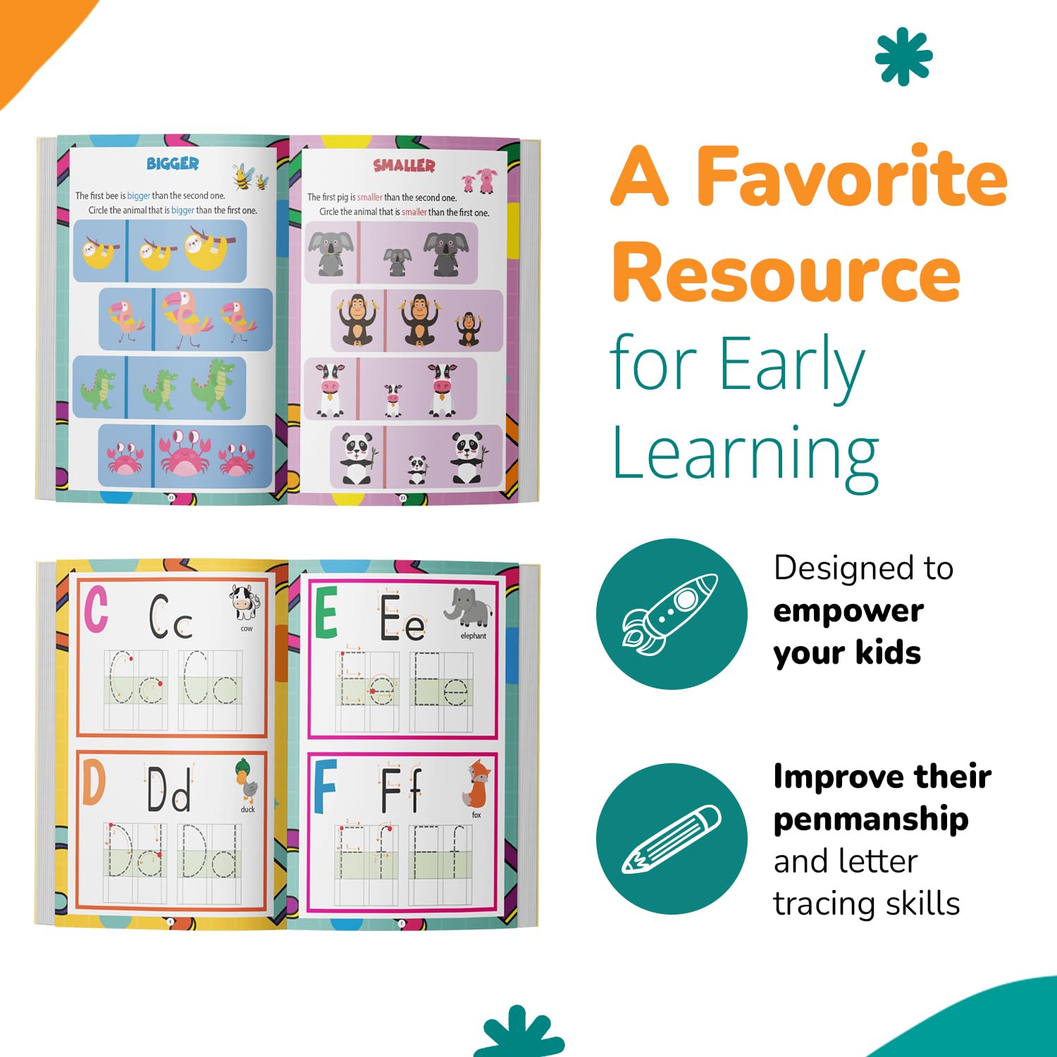 Snapklik.com : Channies Pre-K Activity Book, Preschool Workbook