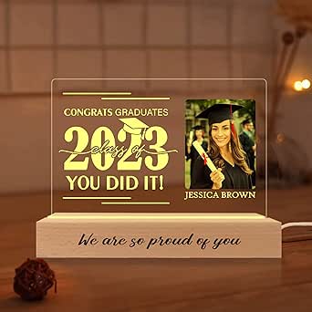 Amazon.com: CEZII Personalized Graduation Light Up. Graduation Gift ...