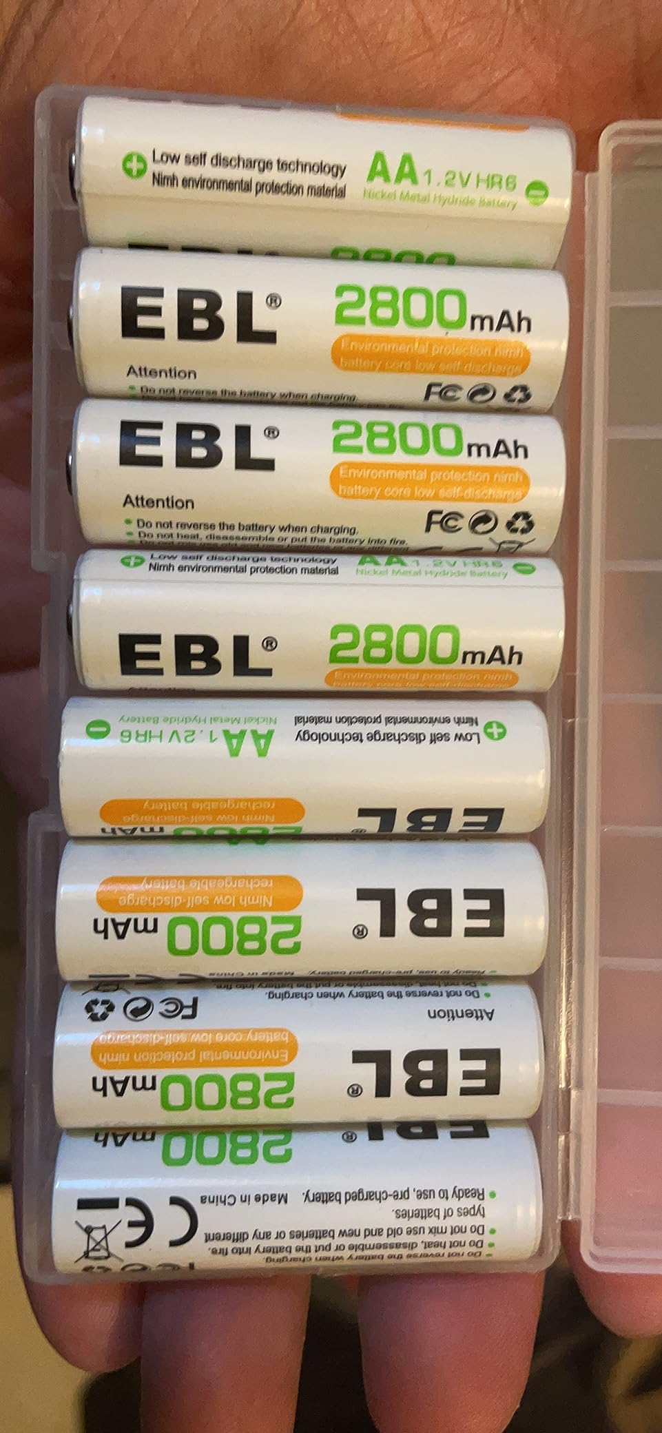 $7/mo - Finance EBL AA AAA Batteries Combo 16 Sets with 8PCS AA 2300mAh ...