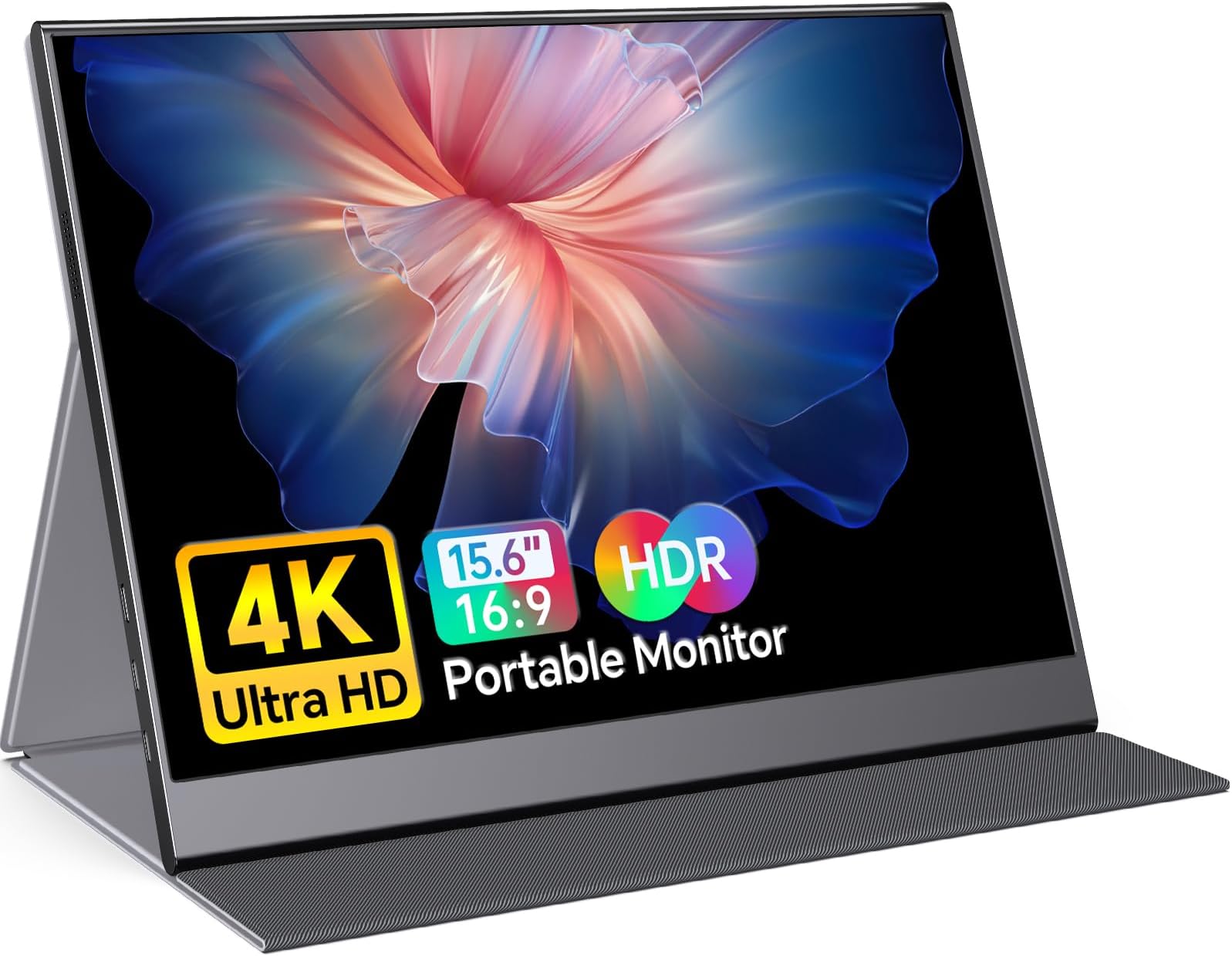 Amazon.com: MNN 4K Portable Monitor 15.6" 3840x2160 UHD USB-C HDMI ...