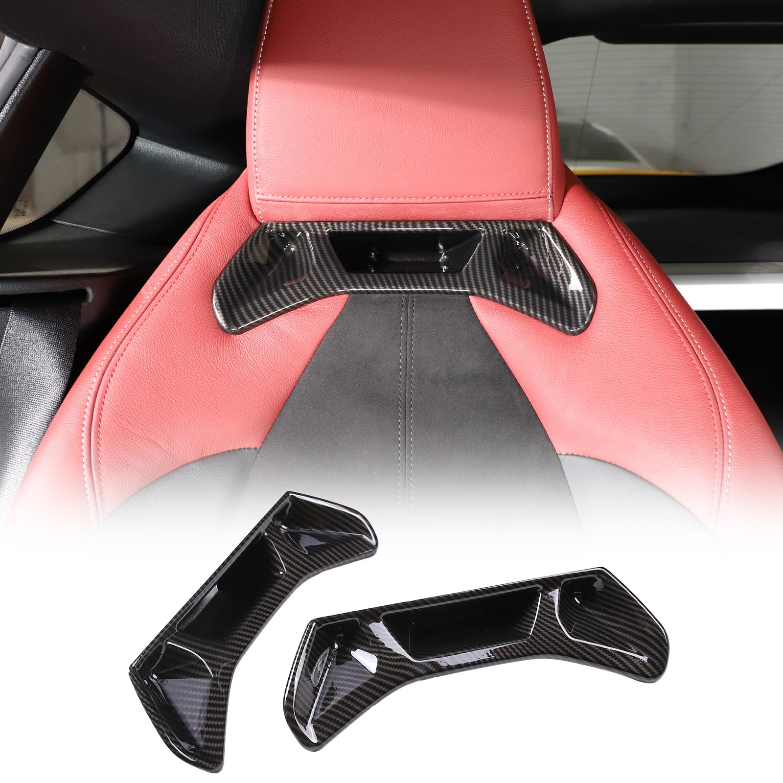 Daeiclru Car Seat Backrest Trim Cover Fit for Toyota Supra GR A90 A91 ...