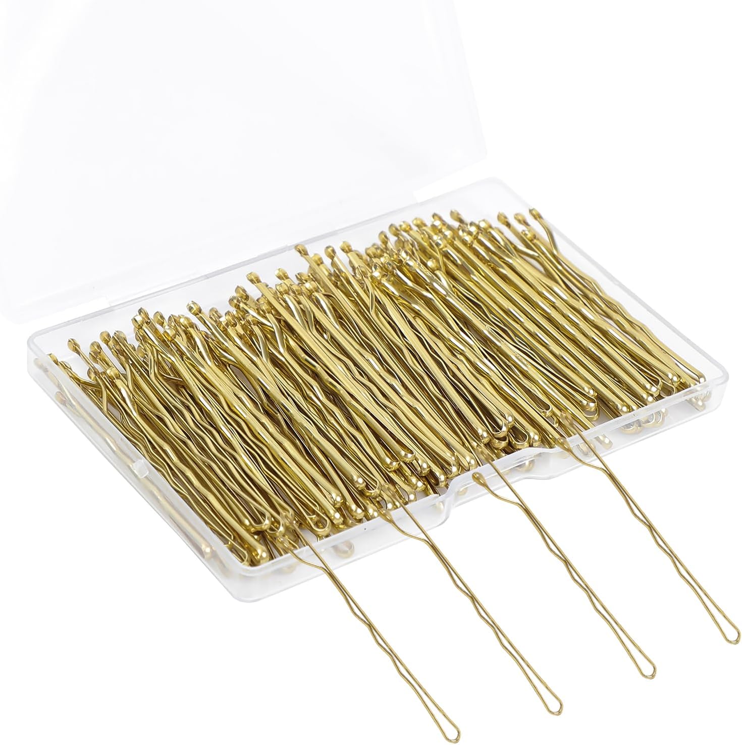 Amazon.com : 100Pcs Bobby Pins Blonde Hair Pins Kit for Women Girls ...