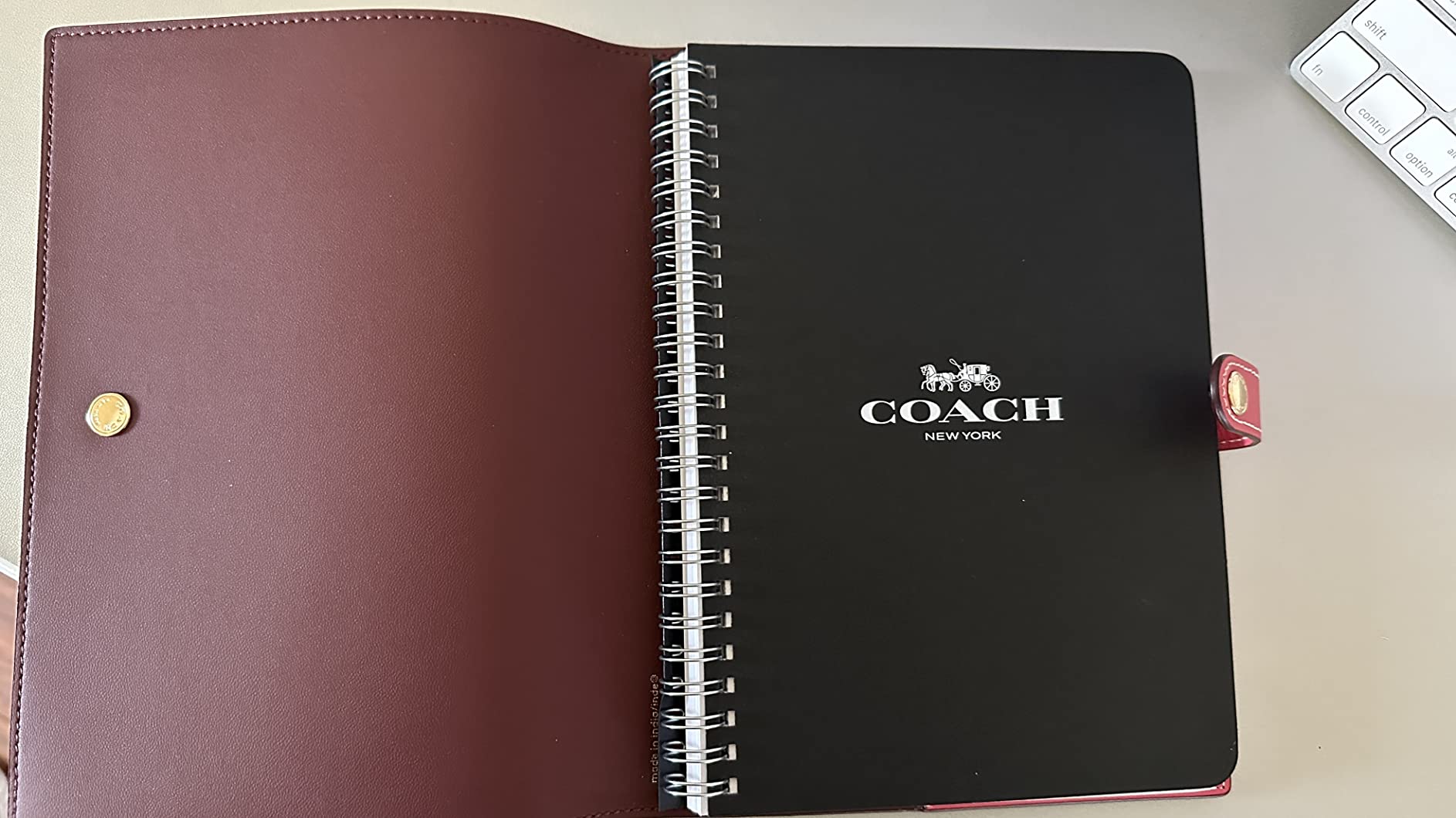 Notebook In Signature Canvas With Varsity Motif: 0195031672705: Amazon ...