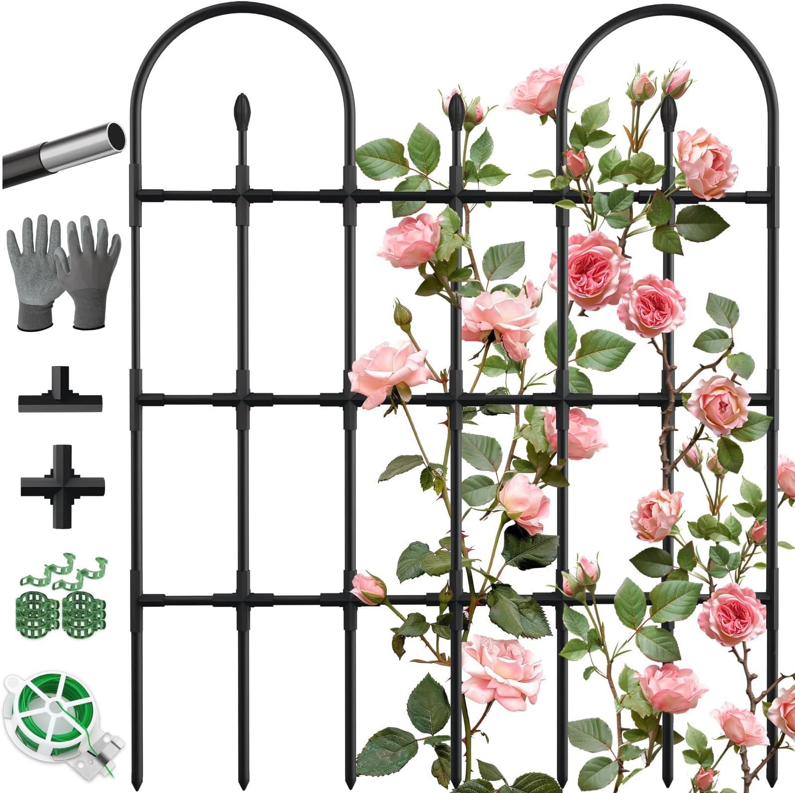 Amazon.com : Garden Trellis for Climbing Plants Outdoor, 55" H*13.3" W ...