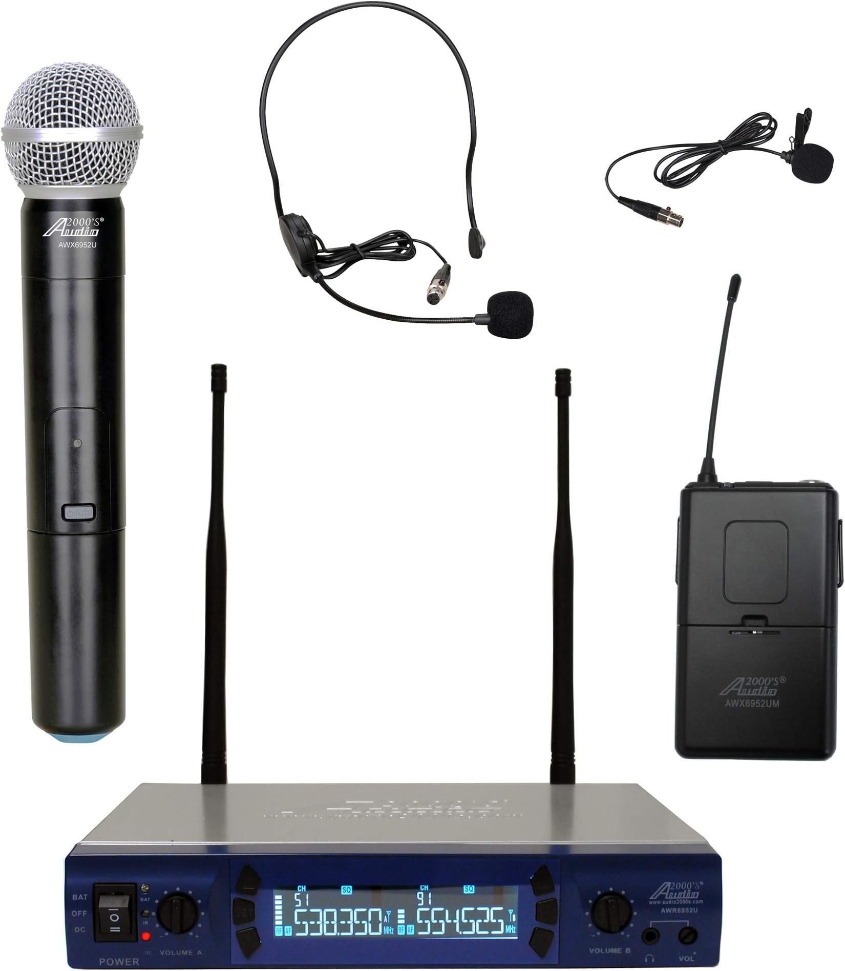 Amazon.com: Peavey PV-1 V1 HH 214.500 MHZ Wireless Microphone System ...
