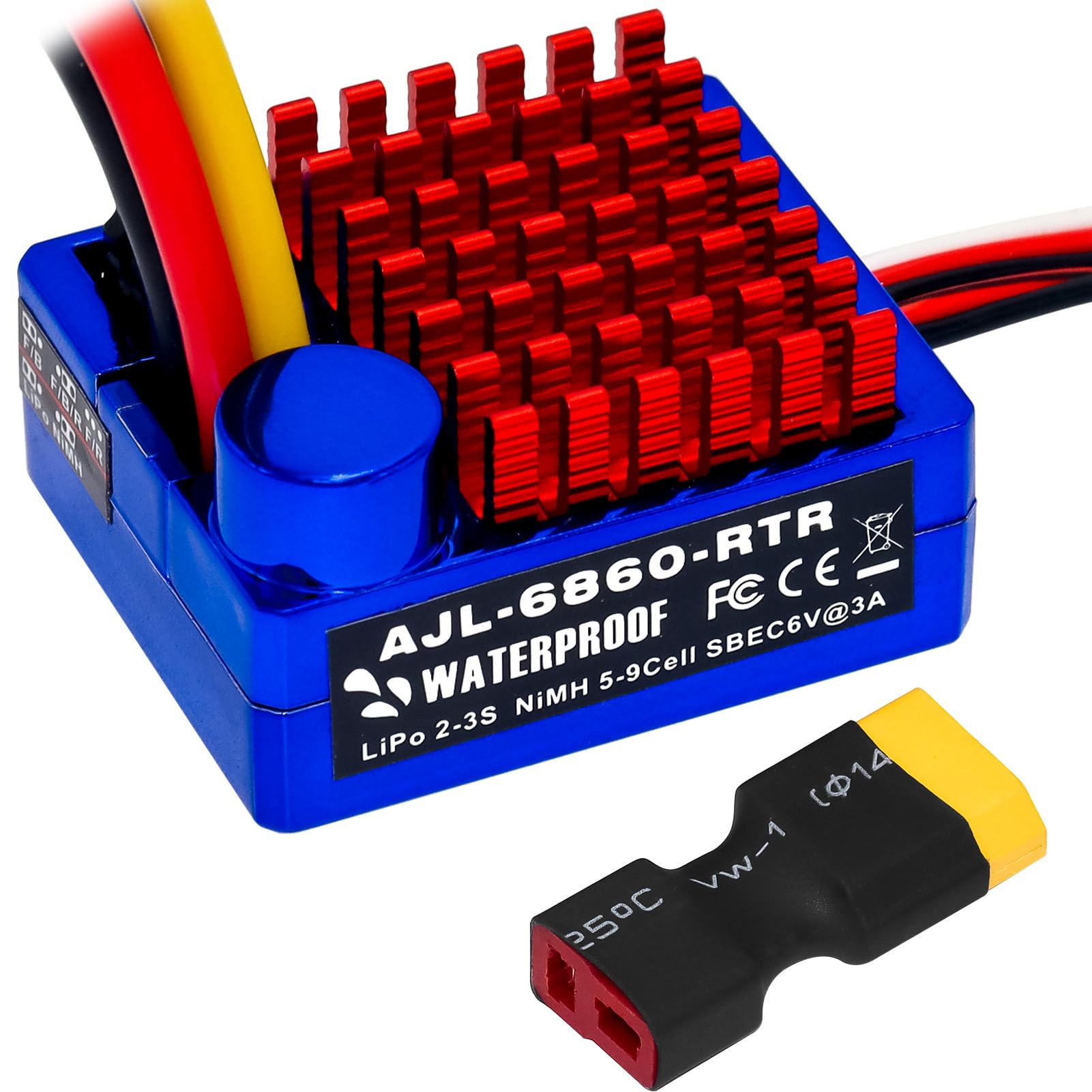 Amazon.com: GOUPRC 60A Brushed ESC Electronic Speed Controller ...