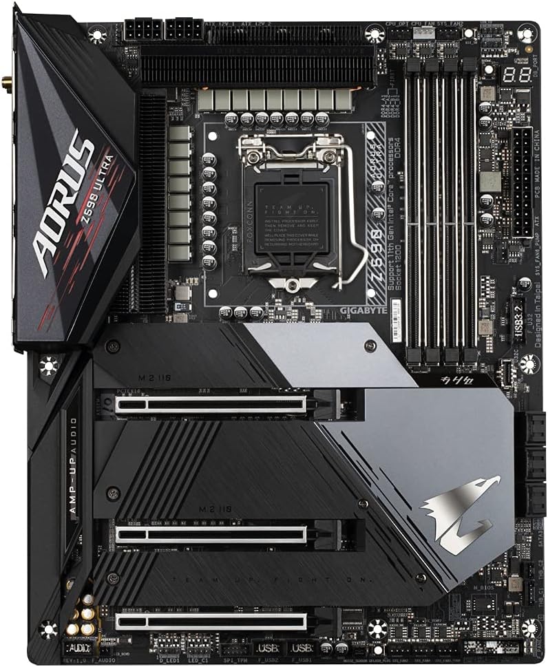 Amazon.com: GIGABYTE Z590 AORUS Ultra Intel Z590 Express LGA 1200 ATX ...