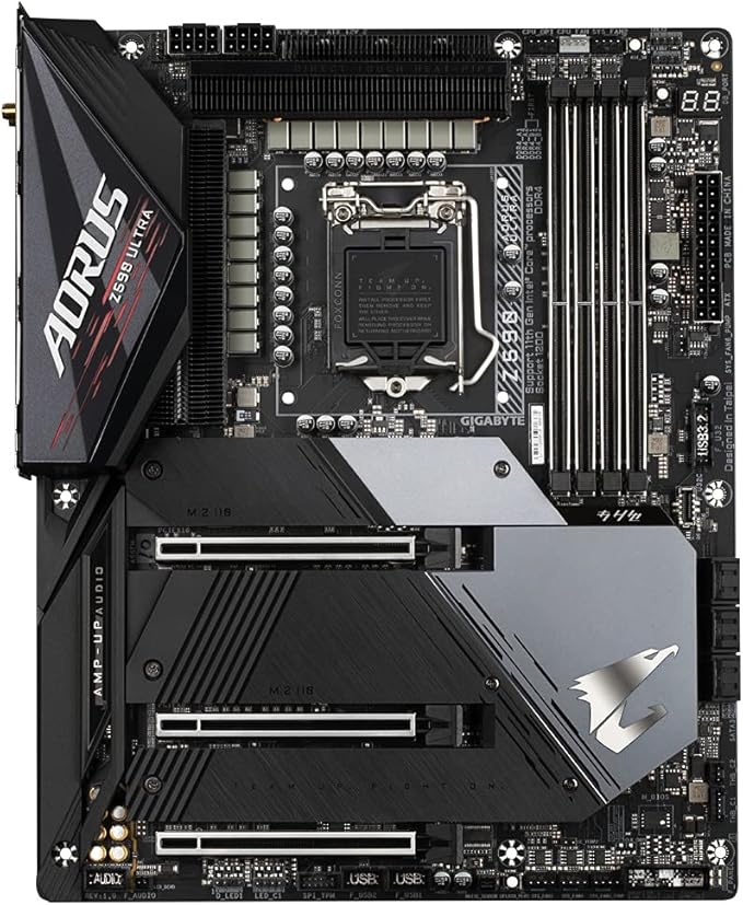 Amazon.com: GIGABYTE Z590 AORUS Ultra Intel Z590 Express LGA 1200 ATX ...