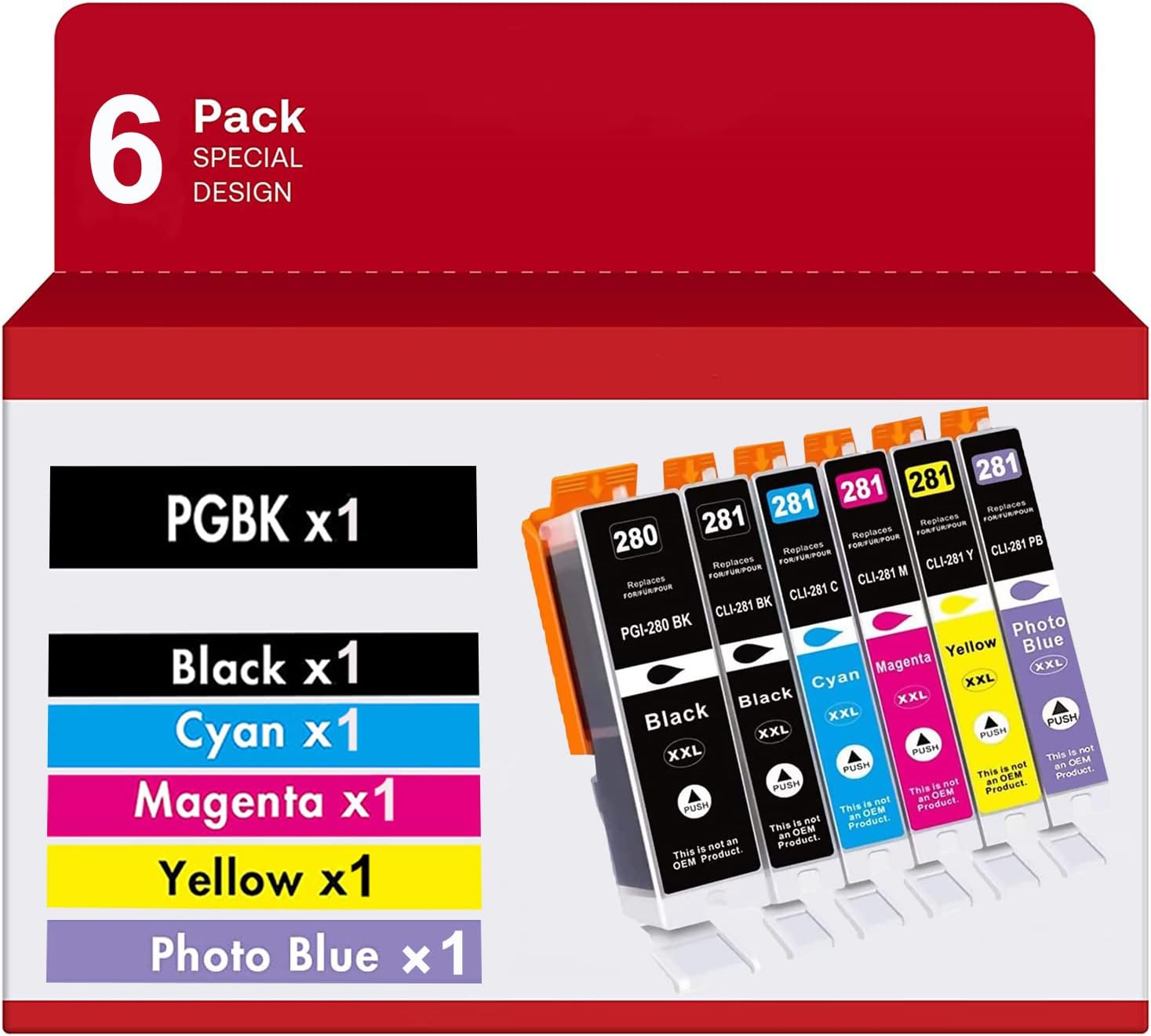 Amazon.com: Bigger Compatible Ink Cartridge Replacement for Canon PGI ...