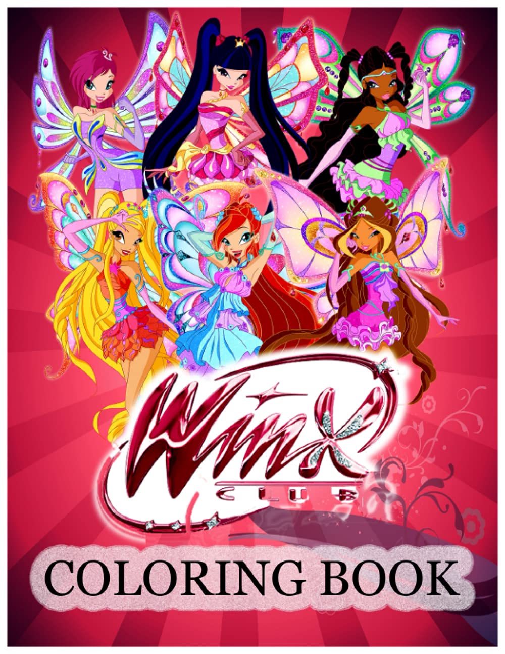 Buy Winx Club Coloring Book: Amazing Coloring Page For Kids & Adults ...